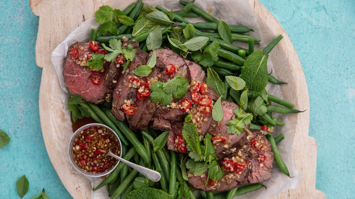 BBQ Thai Beef Salad – Airborne Honey
